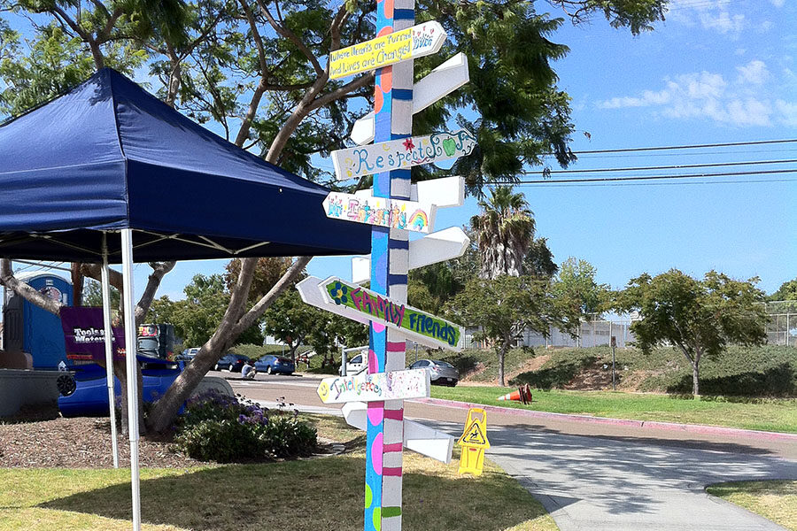 How to create a play pole / directional post - KABOOM!